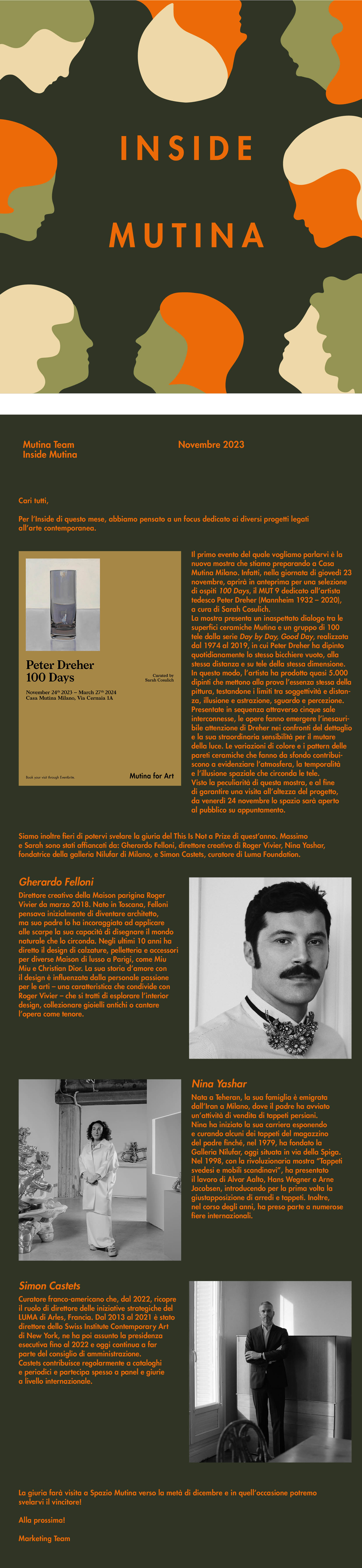 Mutina Team | Inside Mutina, November 2023