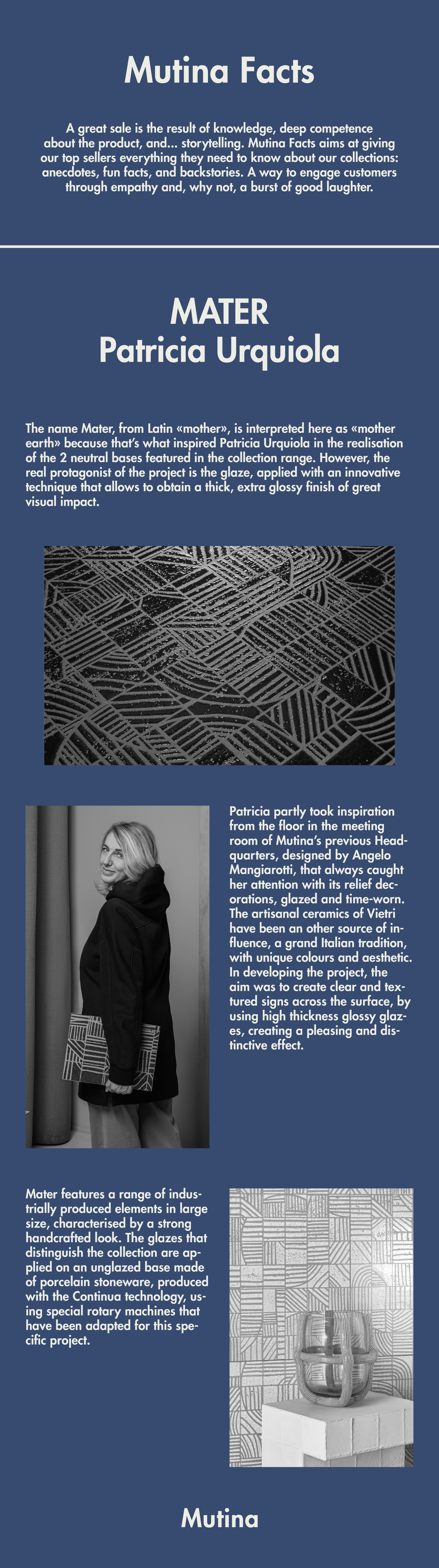 Mutina | Mutina Facts | Mater