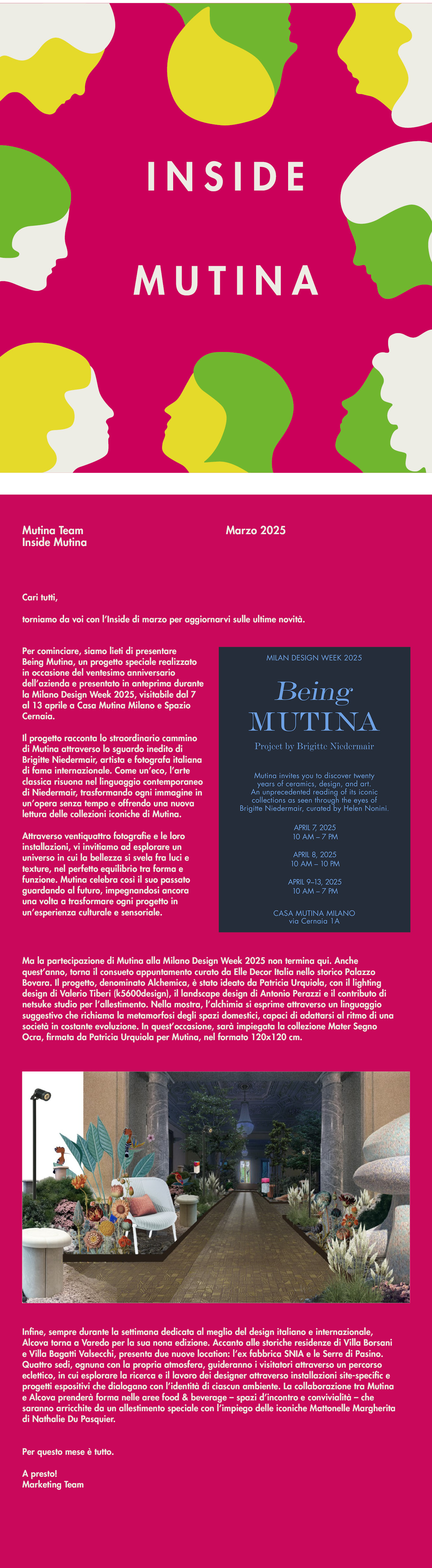 Mutina Team | Inside Mutina, February 2025