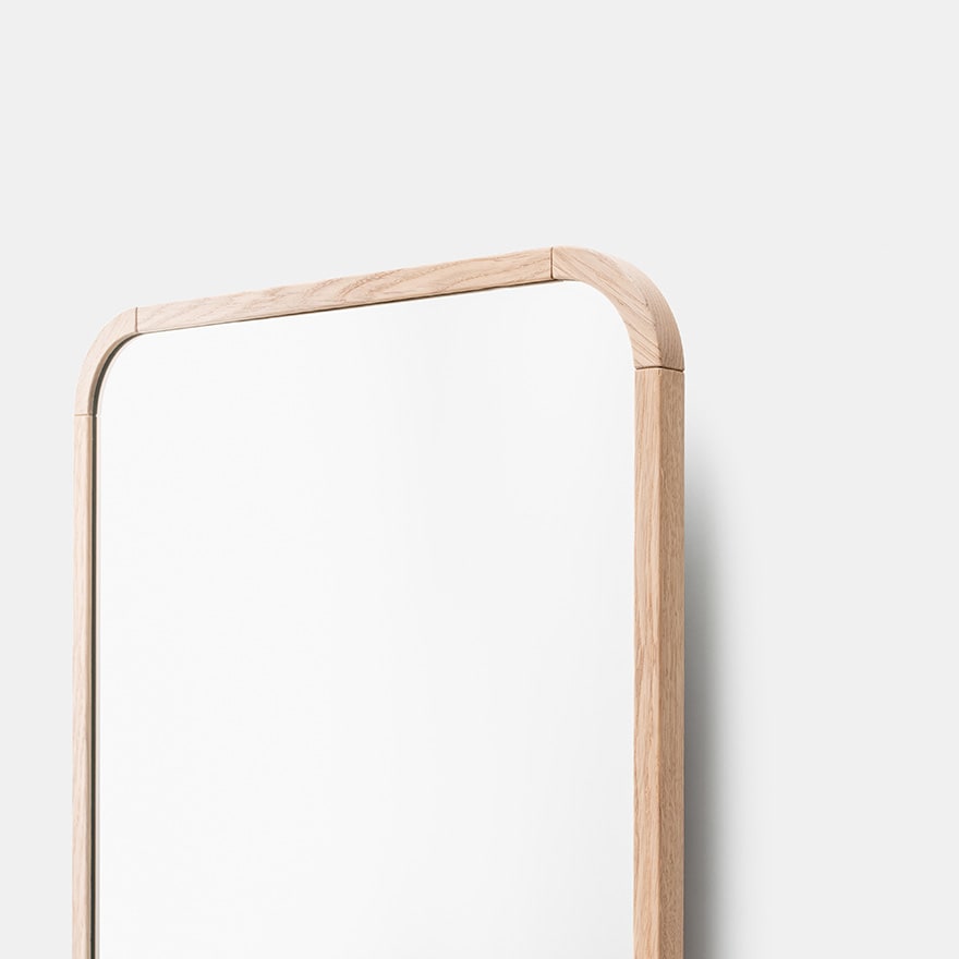 Mirror Small light oak | Mutina Online Shop