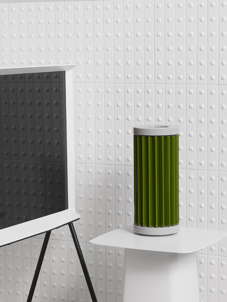Rombini Vase A Glossy Gris-Vert | Mutina Online Shop