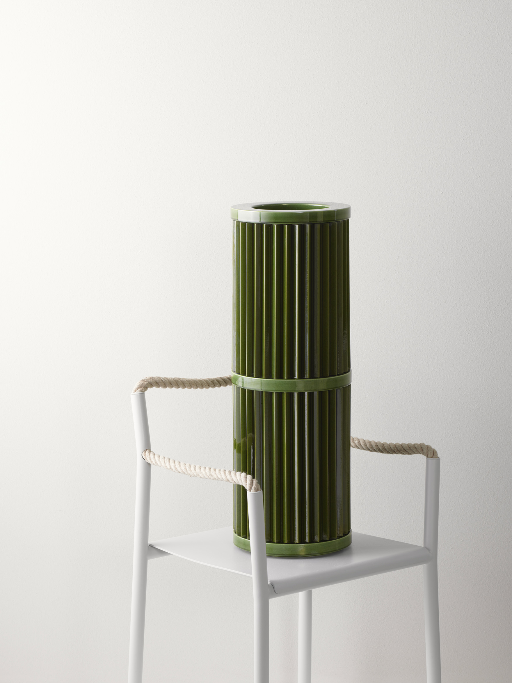 Rombini Vase B Glossy Vert | Mutina Online Shop