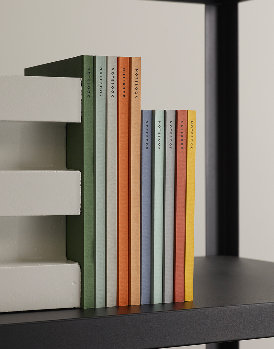Plain-colored notebooks large | Mutina Online Shop